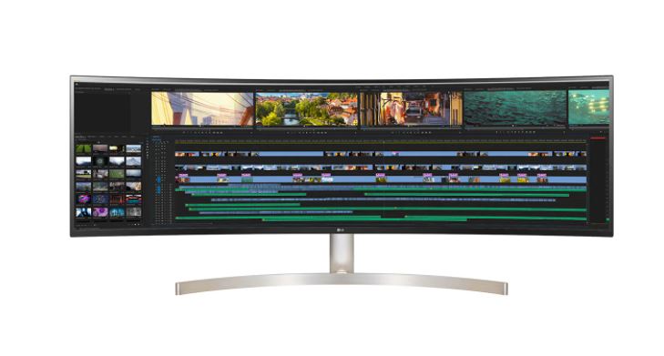 LG 49" UltraWide 32:9 Dual QHD IPS 5ms Curved Monitor (5120 x 1440 ...