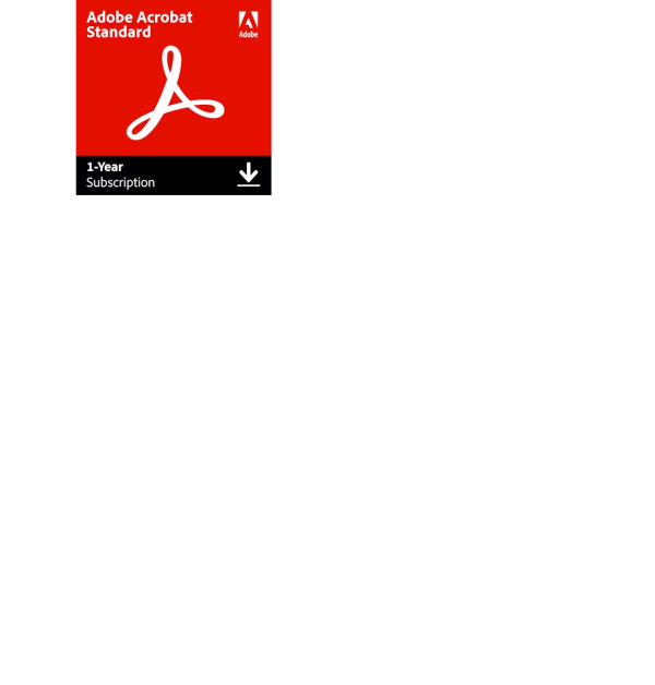Adobe Acrobat Standard DC – Multiplatform – 1 Year Subscription - AMT ...